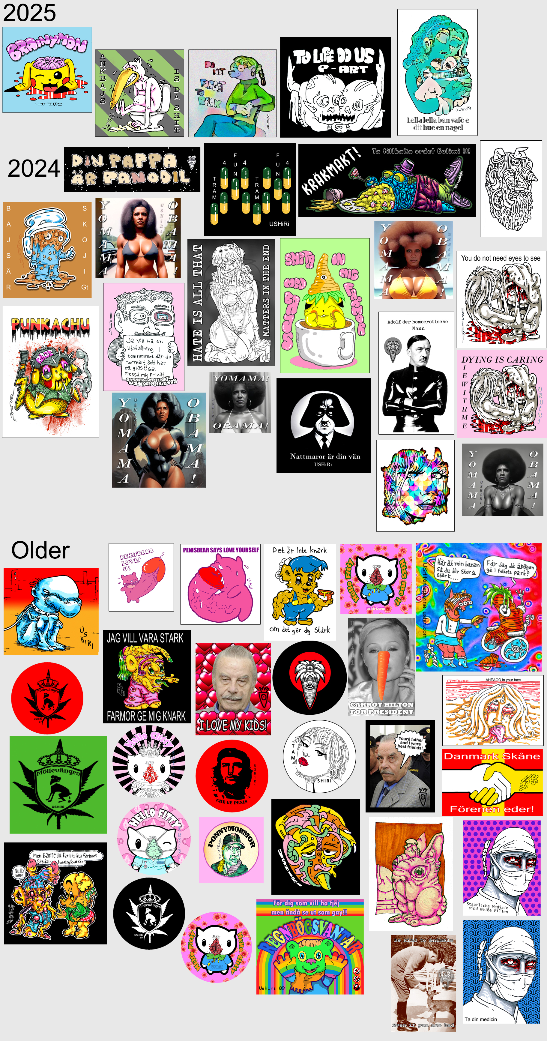 Stickers / Klibbor – USHiRi art